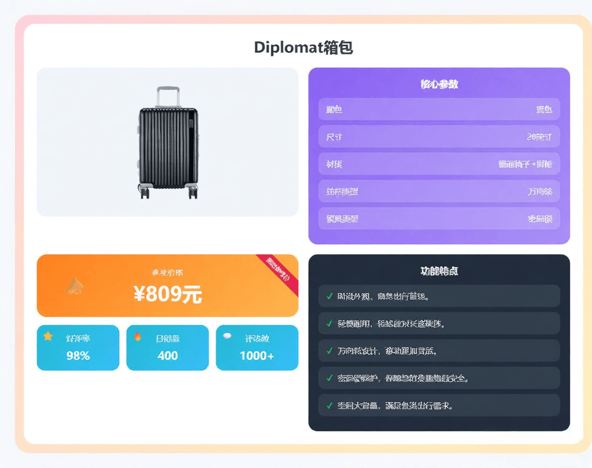 Diplomat拉杆箱推荐：这6款人气爆棚，优缺点全解析！_价格_箱包_用户