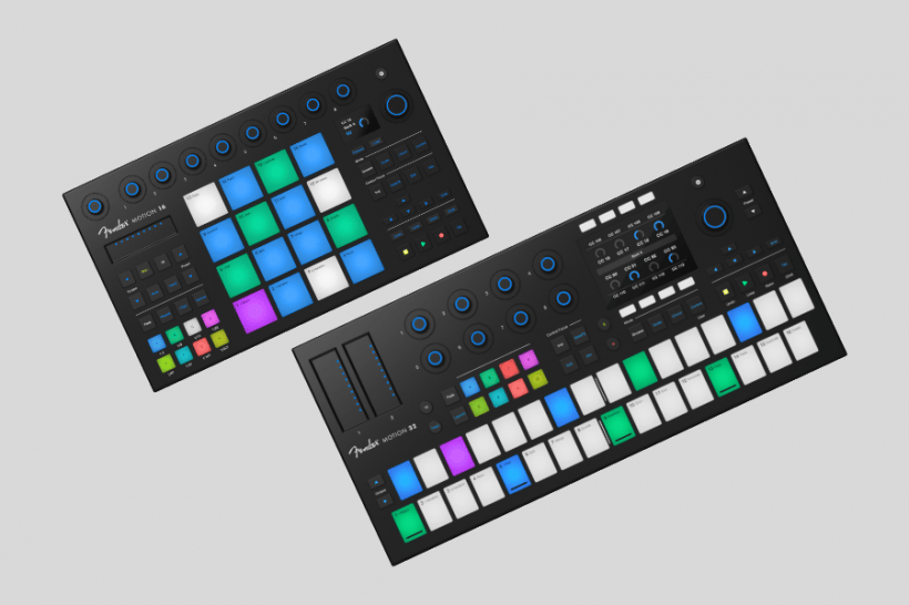 Fender 推出两款支持复音触后的 MIDI 控制器 Motion 16 和 Motion 32，深度集成 Fender Studio ...