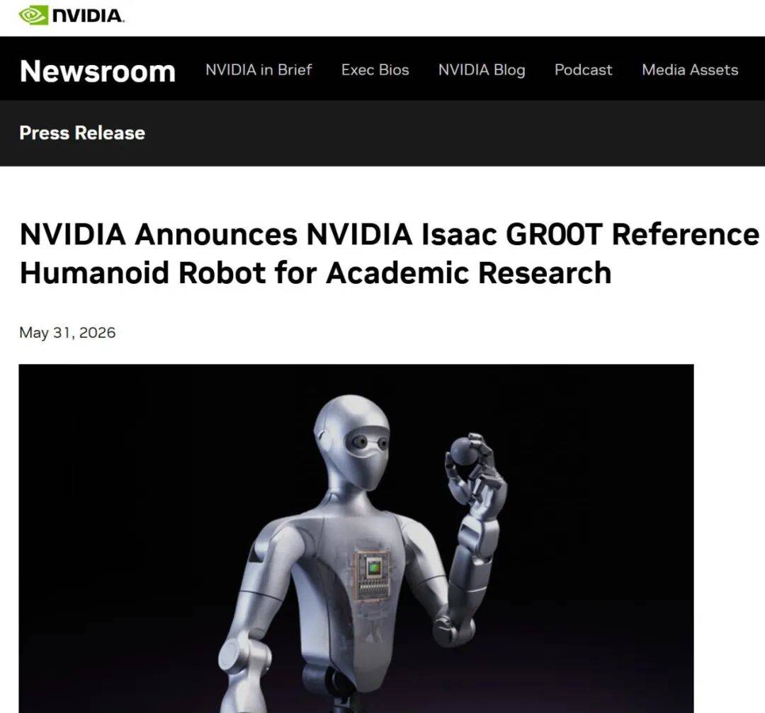 英伟达发布首款开源人形机器人参考设计NVIDIA Isaac GR00T，预计年底上市_宇树_研究_支持